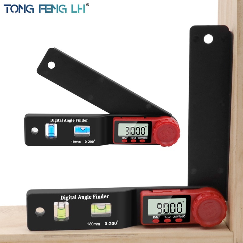 Jual Pre Order Digital Protractor Angle Finder Inclinometer electronic ...