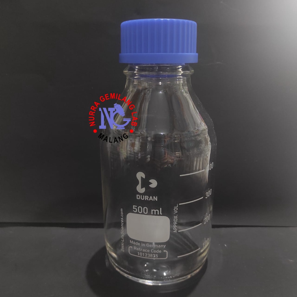 Jual Botol Steril Schott Duran 500ml / Botol Laboratorium | Shopee ...