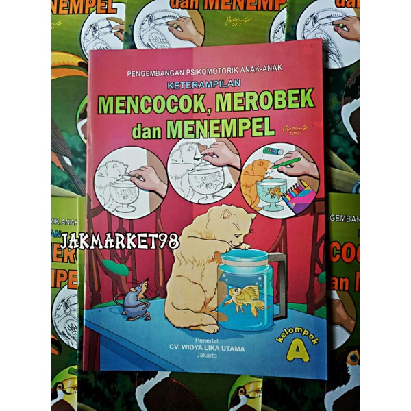 Jual Buku Mencocok Merobek Menempel Untuk Tk dan Paud | Shopee Indonesia