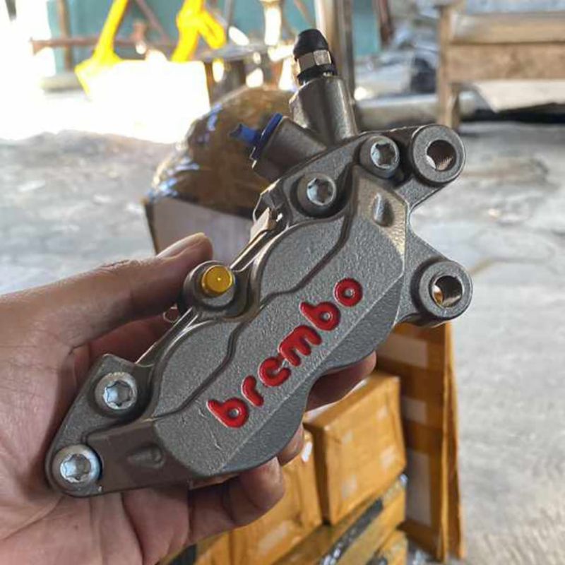 Jual Kaliper brembo axial 4p kaliper brembo 4piston set breket cnc | Shopee Indonesia