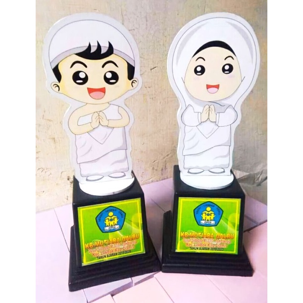Jual vandel plakat patung anak figur manasik haji santri siswa pondok ...