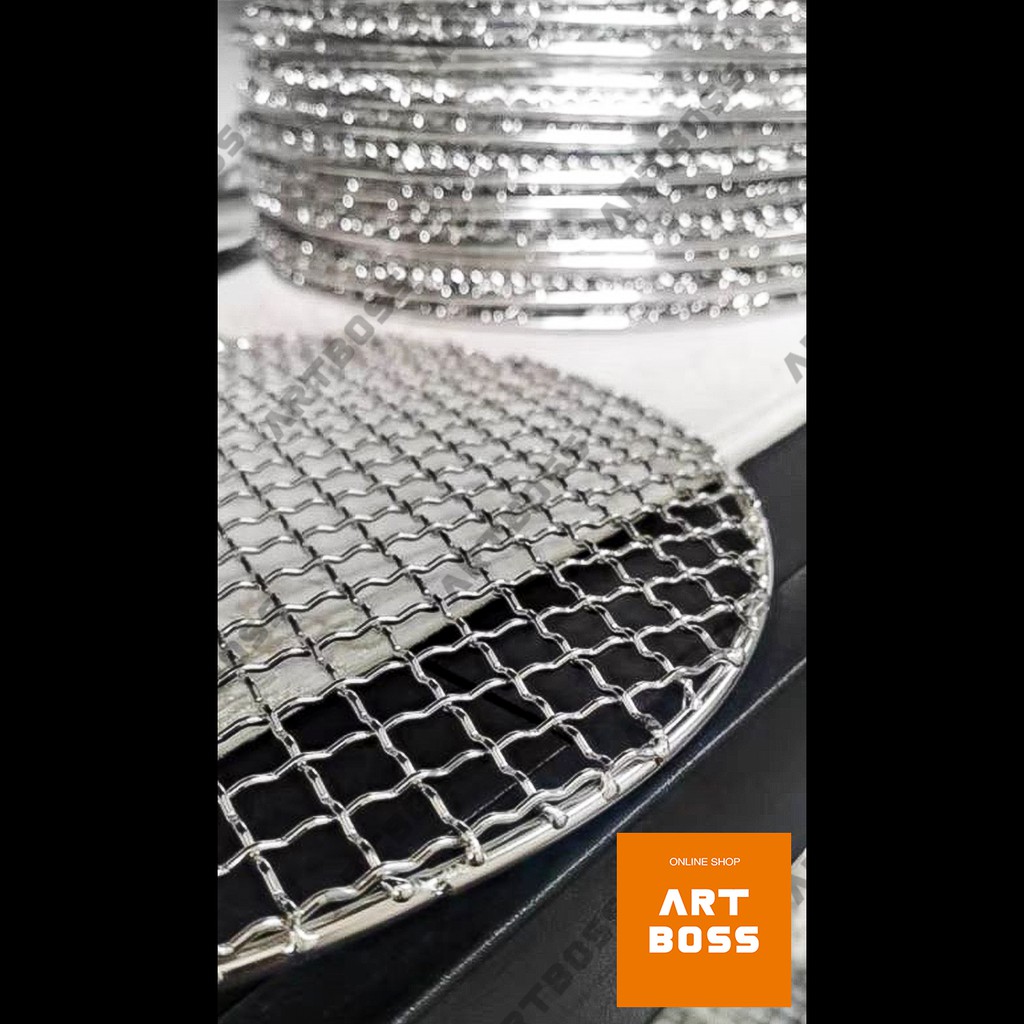 Jual BBQ Grill Net Jaring Bulat Stainless Steel Barbecue Wire Mesh ...