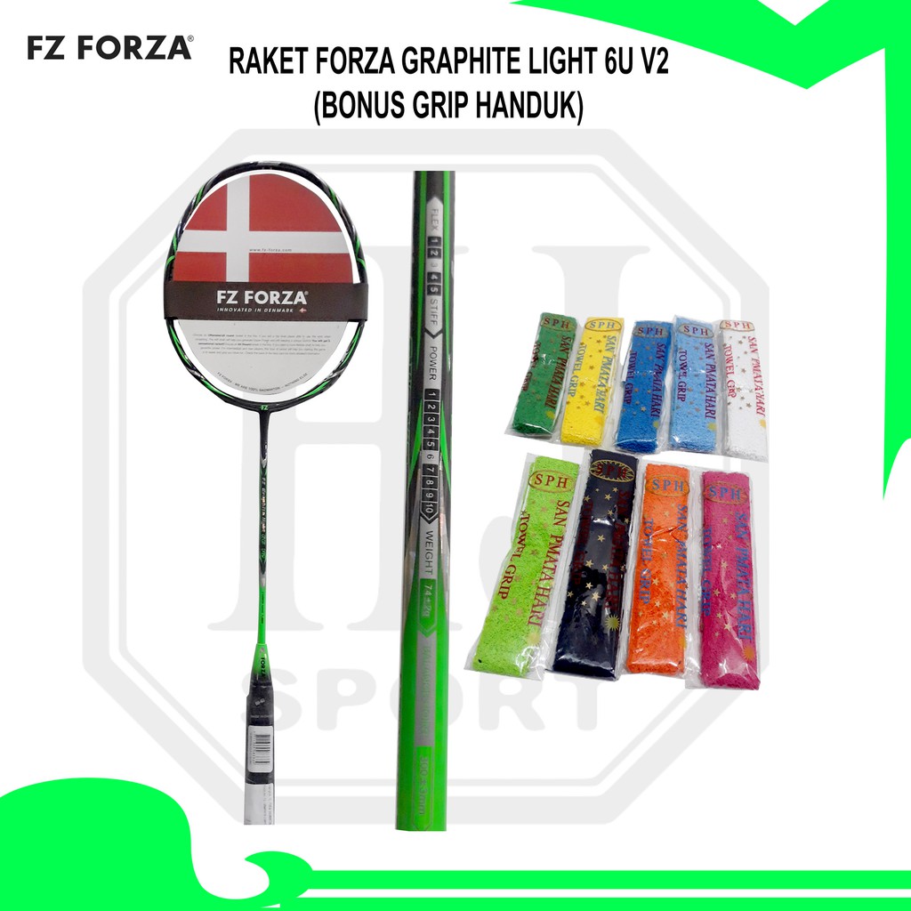 Jual Raket 74 Gram Forza Graphite Light 6U V2 | Shopee Indonesia