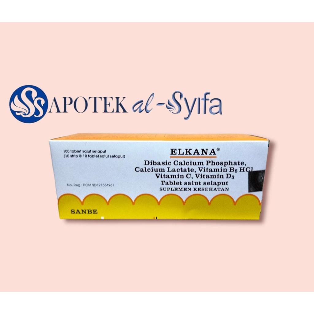 Jual Elkana tablet - Multivitamin kesehatan (Harga 1 Strip @ 10 Tablet ...