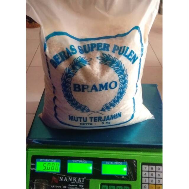 Jual Beras super pulen " bramo " isi 5 kg | Shopee Indonesia