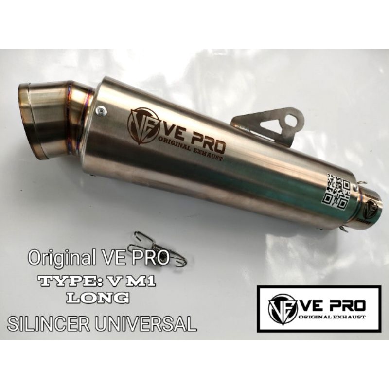 Jual Knalpot Racing Original VE PRO EXHAUST V M1 long silincer only ...