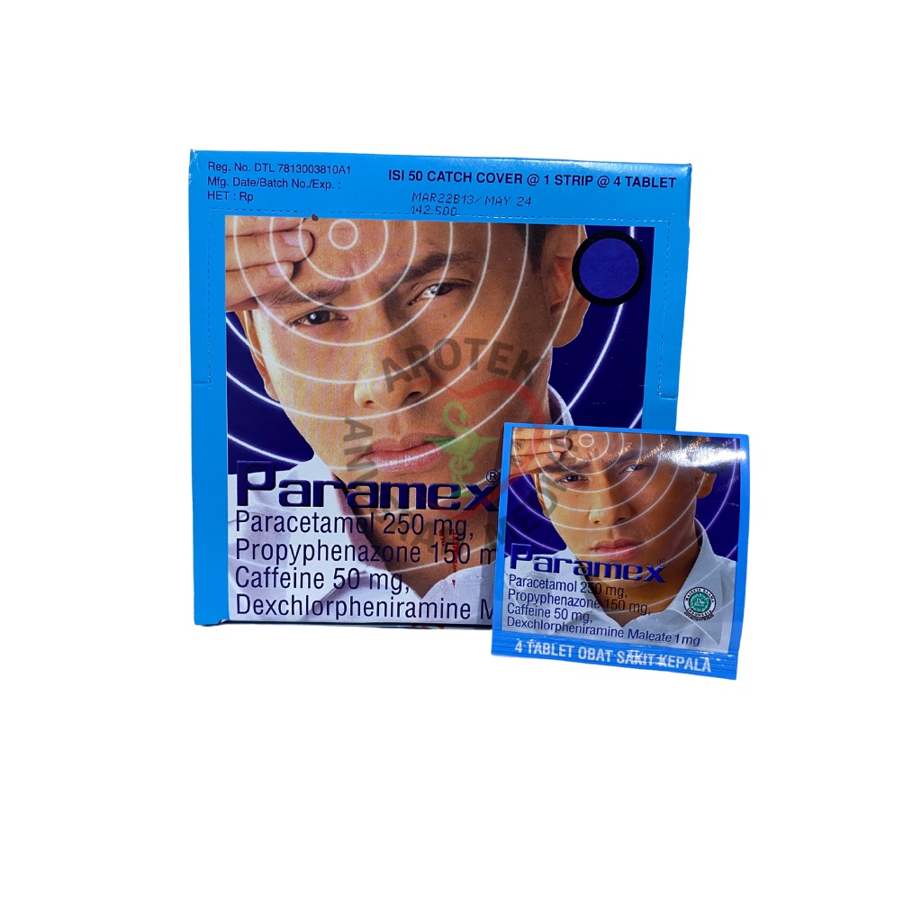 Jual PARAMEX TABLET 1 STRIP ISI 4 TABLET | Shopee Indonesia