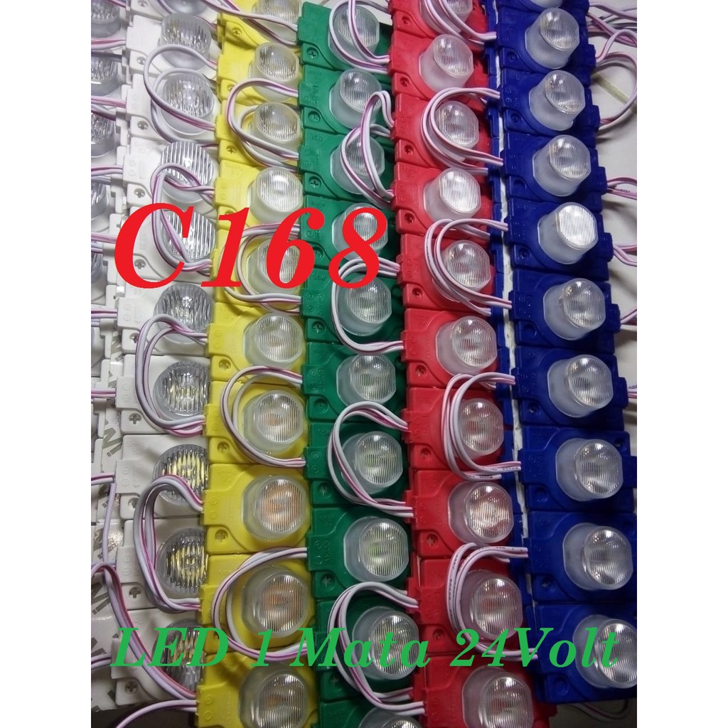 Jual Lampu LED Modul Strip 1 Mata 24 volt | Shopee Indonesia
