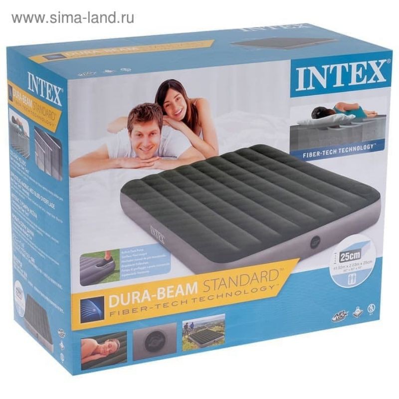 Jual Intex 64763 Kasur Angin Dura Beam Built in Foot Pump | Shopee ...