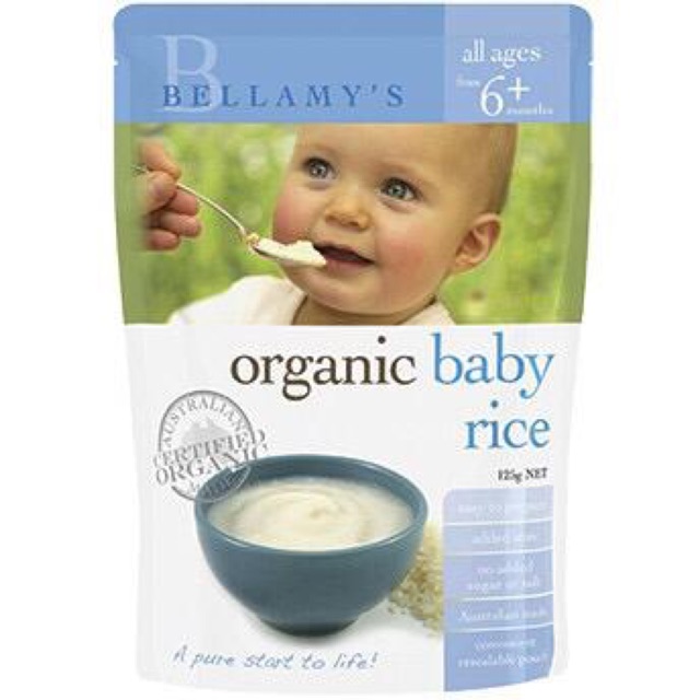 Jual Bellamy's Organic Baby Food Baby Rice 125g | Shopee Indonesia