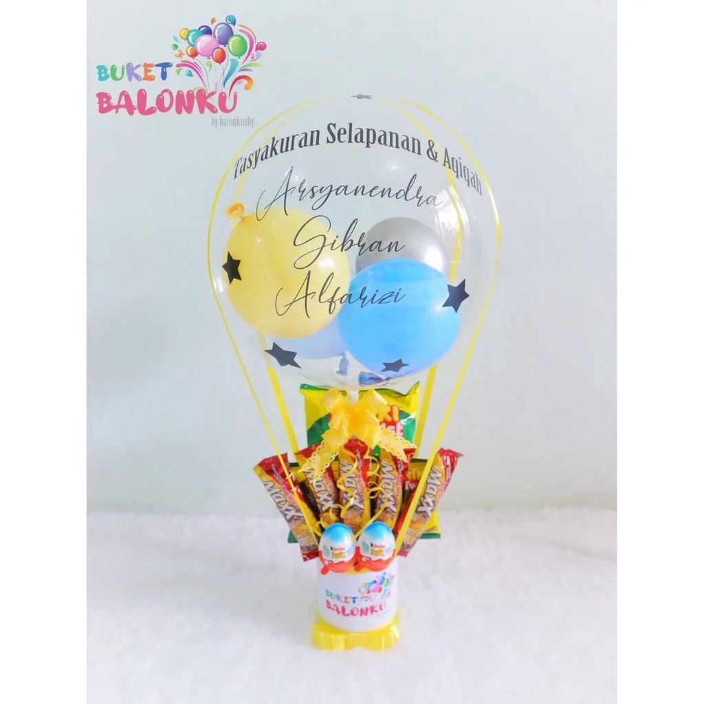 Jual Snack bucket | bucket balon | hadiah ulang tahun | hampers balon ...