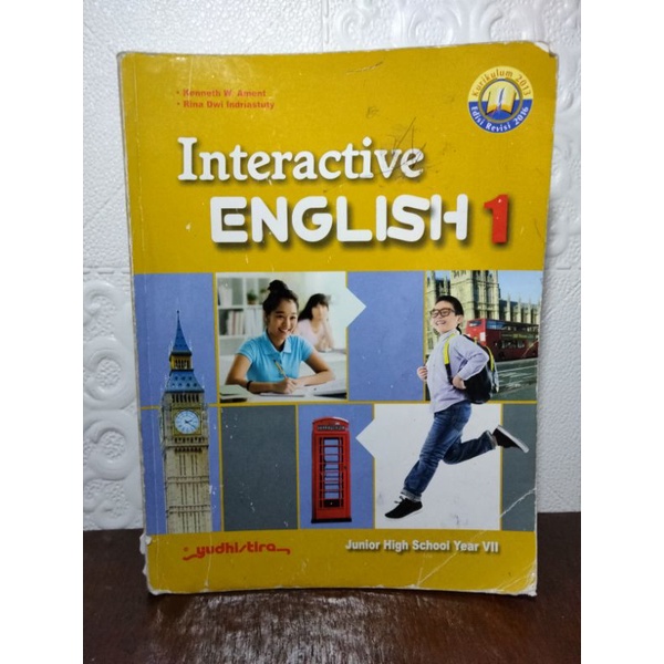 Jual INTERACTIVE ENGLISH SMP KELAS 1 YUDISTIRA | Shopee Indonesia