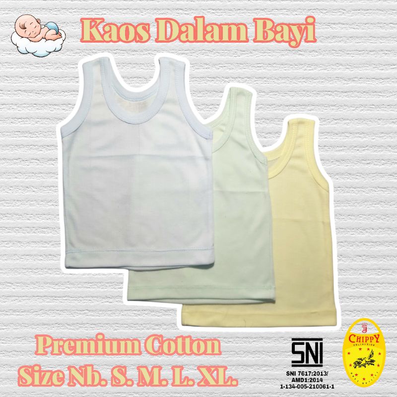 Jual 6 Pcs Singlet Bayi Warna Polos Chippy SNI / Kaos Dalam Bayi Warna ... Jual 6 Pcs Singlet Bayi Warna Polos Chippy SNI / Kaos Dalam Bayi Warna ...