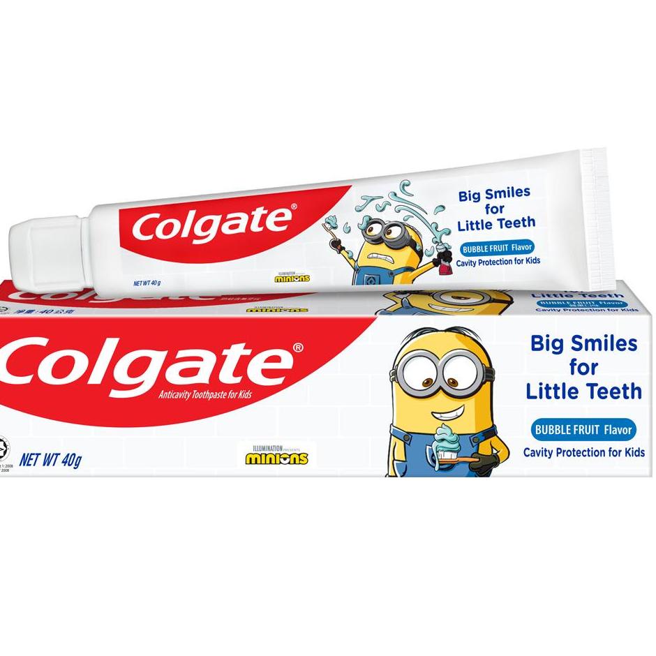 Jual Colgate Kids Minion Bubble Fruit Toothpaste 40g - Pasta Gigi Anak ...