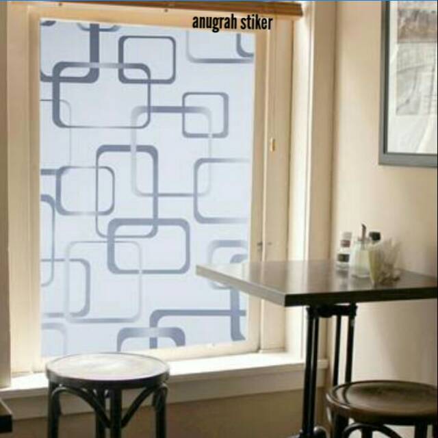 Jual stiker kaca sticker kaca motif minimalist decoration | Shopee ...