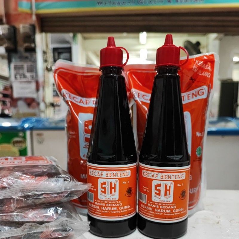 Jual Kecap Manis Benteng SH 300ML Botol, 100% Produk Lokal | Shopee ...