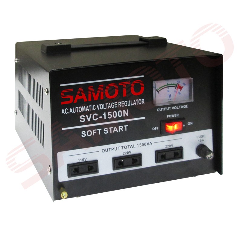 Jual Stavol SAMOTO 1500N / 1500VA Stabilizer Listrik Servo Motor AVR ...