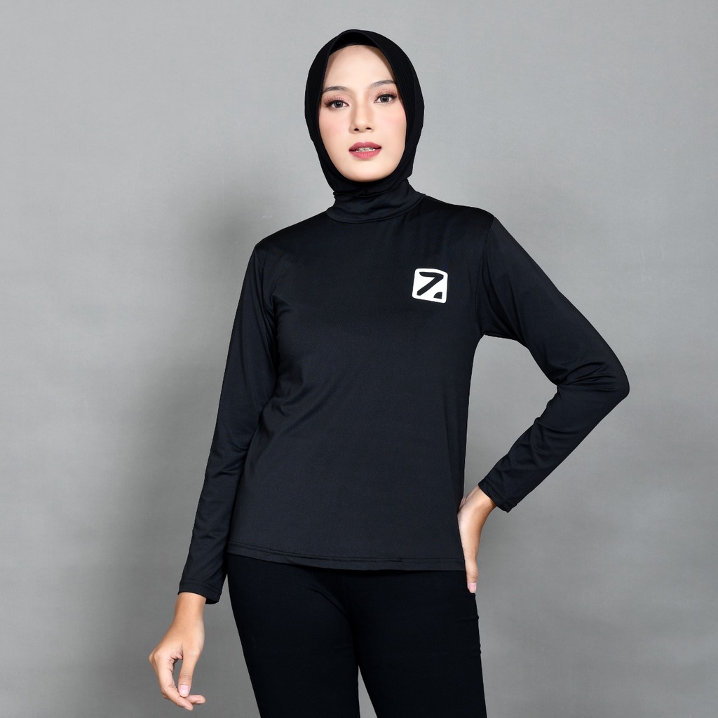 Jual Zeea Inner Manset Olahraga Baju Wanita Polos Spandex Inner Amna ...