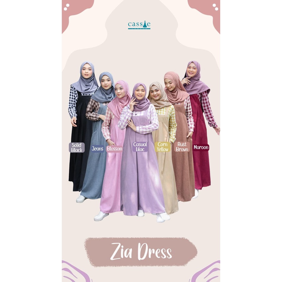 Jual Zia Dress by Cassie Labels | Shopee Indonesia