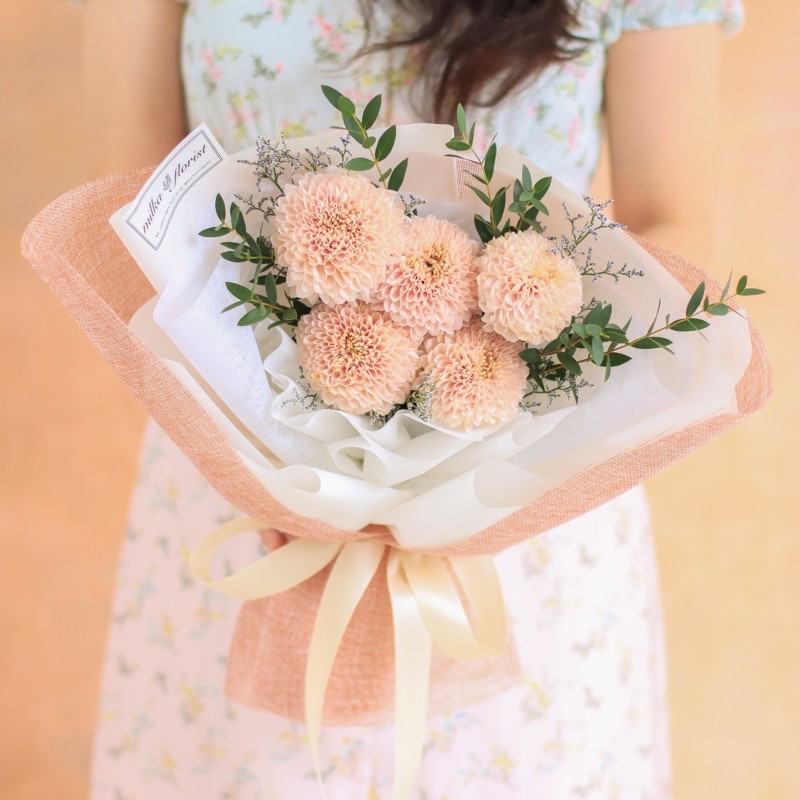 Jual Gompie Mini Bouquet Bunga Segar Fresh Flower Gift Hadiah | Shopee ...