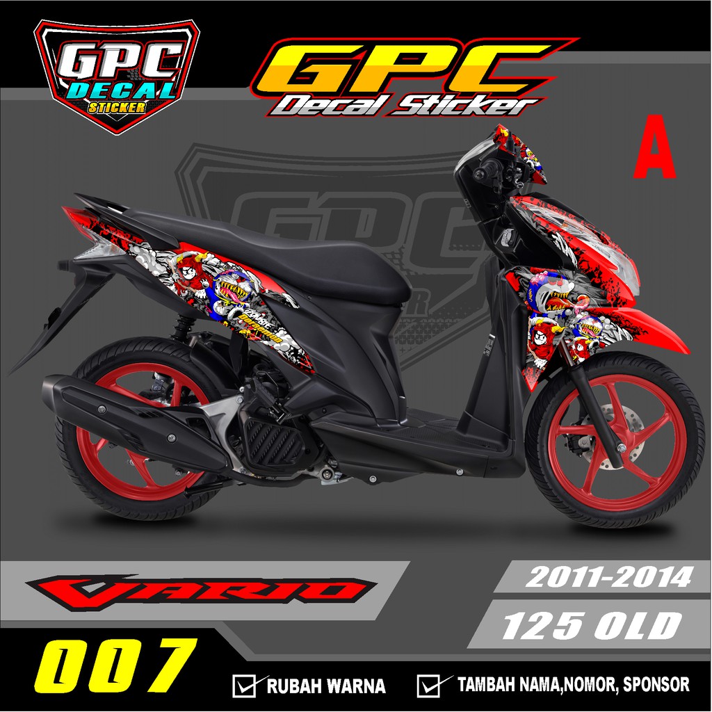 Jual Decal Sticker Full Body Vario 125 Old 2011/2014 007-dekal Vario ...