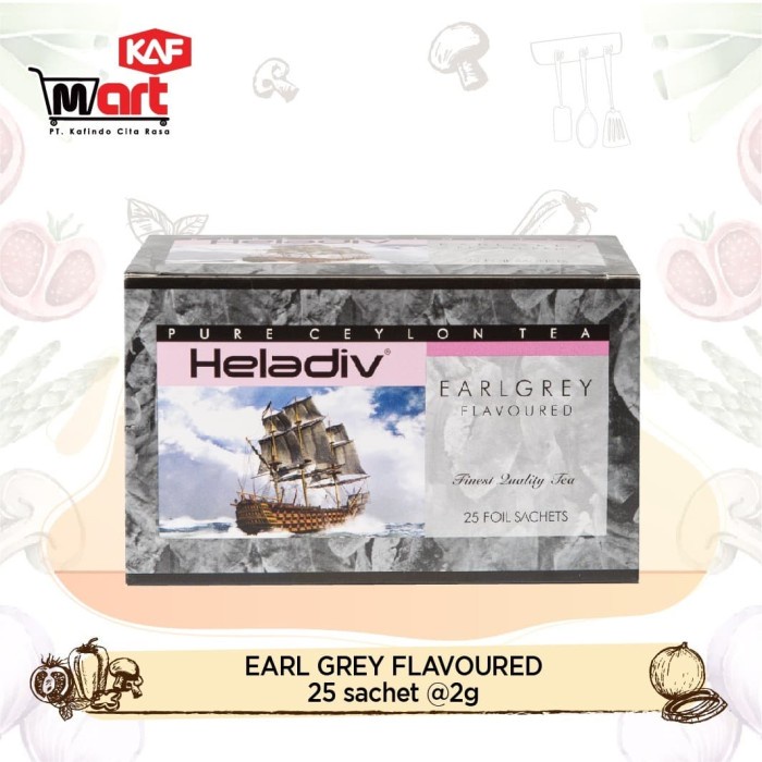 Jual B0621D Heladiv Black Tea Earl Grey 054 | Shopee Indonesia