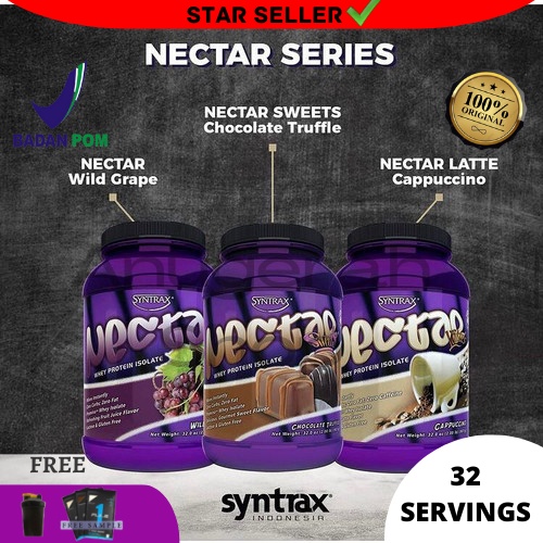 Jual SYNTRAX NECTAR PROTEIN ISOLATE 2 LB 2LBS 2lbs 2 lb Pure Protein ...