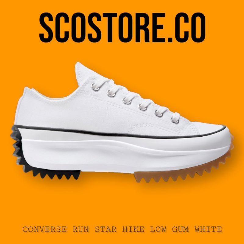 Jual Converse Run Star Motion High Sepatu Sneakers Wanita Black White