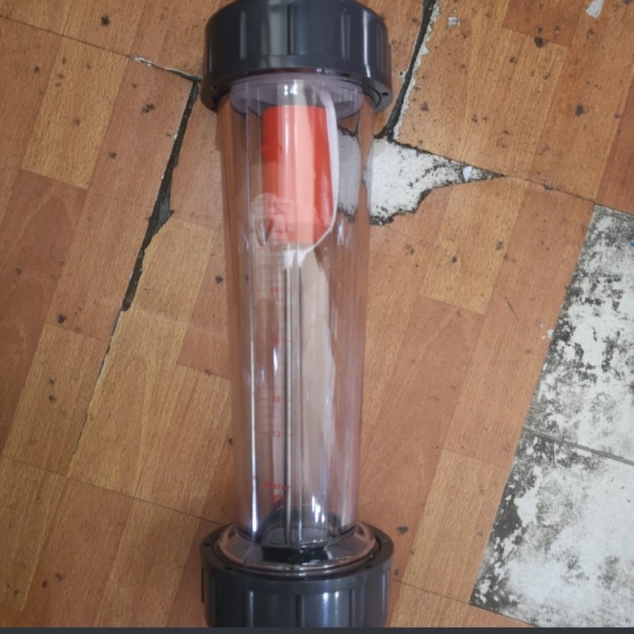 Jual FLOWMETER / ROTAMETER DURABLE PLASTIC RUBE DRAT 2 INCH 60 M3/H ...