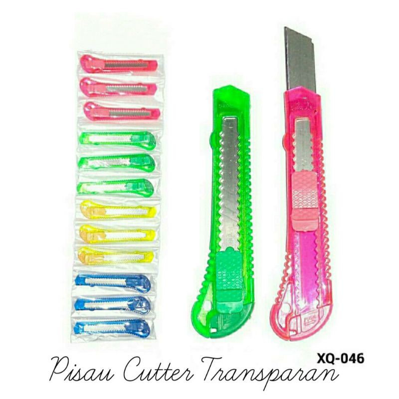 Jual PISAU CUTTER TRANSPARAN - Merk A2000 UK Besar | Shopee Indonesia