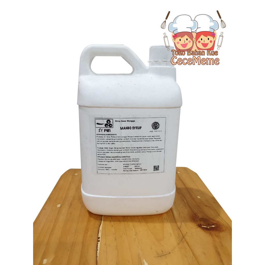 Jual ITPIN Sirup Mangga Mango Syrup Premium 2.5kg It Pin Mangga 2000ml ...