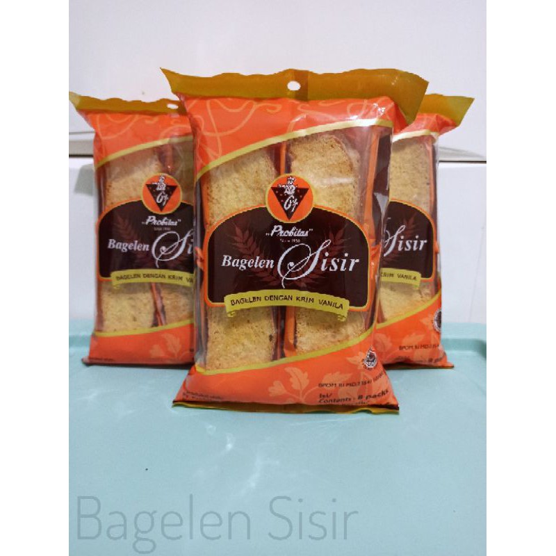 Jual PROBITAS ROTI KERING BAGELEN SISIR ROOMBUTTER CREAM CHEESE JAJANAN ...