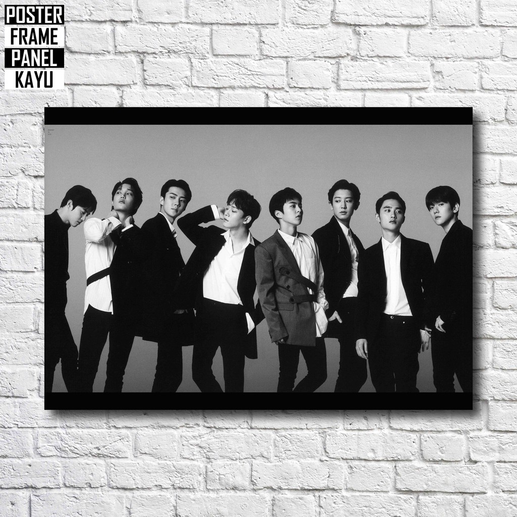 Jual Poster EXO Frame Kayu Solid A4 EXO033 | Shopee Indonesia