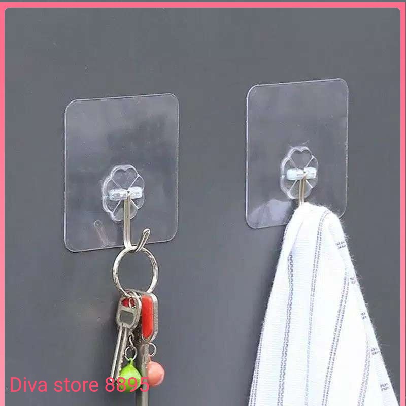 Jual Tempelan Dinding / Gantungan Tempel Dinding Hook / Tempelan Ajaib ...