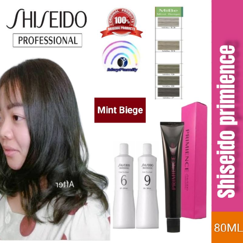 Jual Hair Color Shiseido Primience Mibe MINT BIEGE Pewarna Rambut ...
