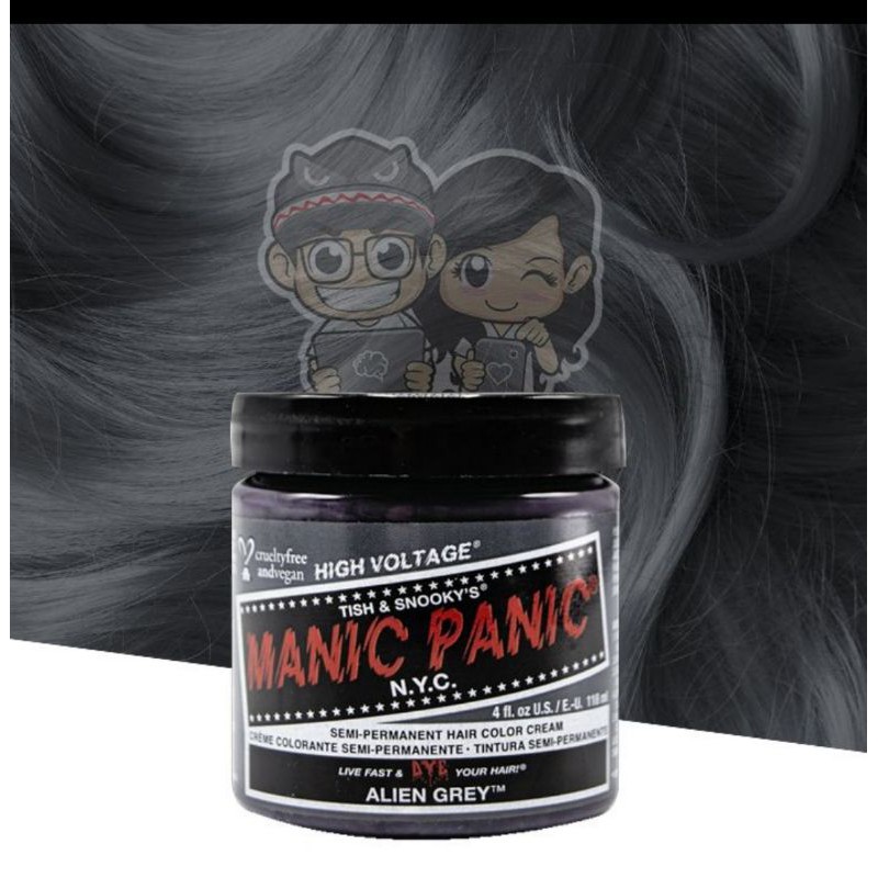 Jual Manic Panic Classic Alien Grey | Shopee Indonesia