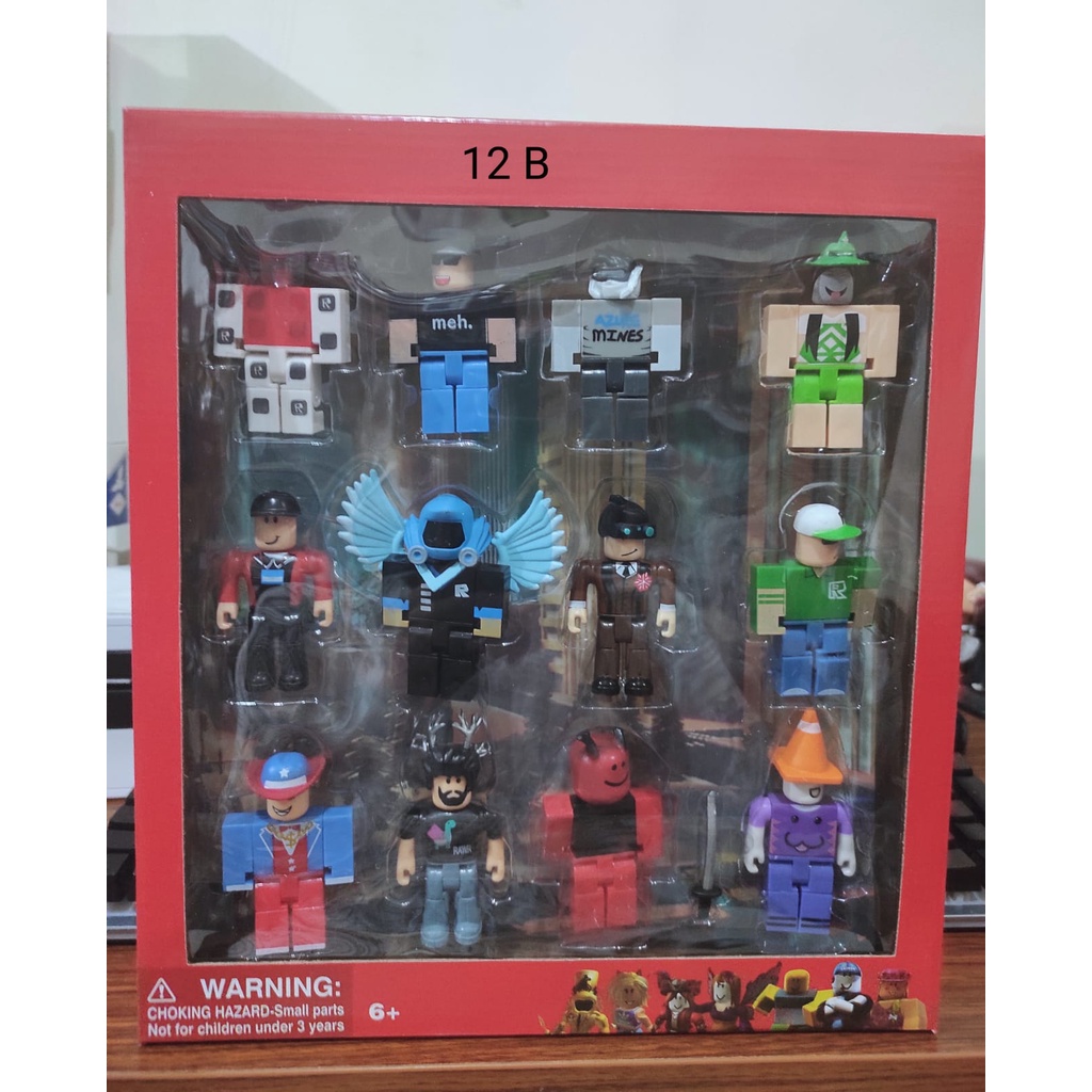 Jual Figure ROBLOX Box Set isi 12 Mainan Anak Topper Kue | Shopee Indonesia