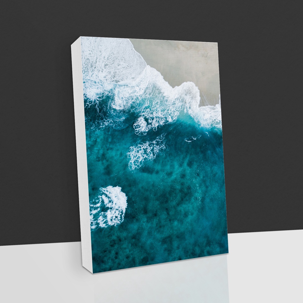 Jual Home Decor Kanvas 30x40cm Motif Ombak Laut Sea Vibes Summer ...