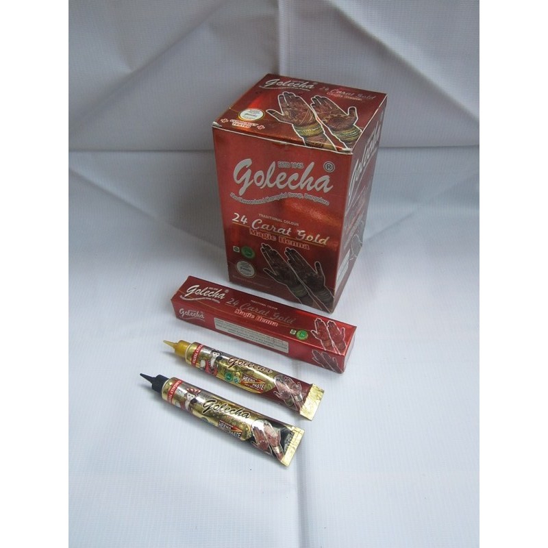 Jual HENNA GOLECHA TUBE KEMASAN EKSKLUSIF 4(GROSIR) | Shopee Indonesia