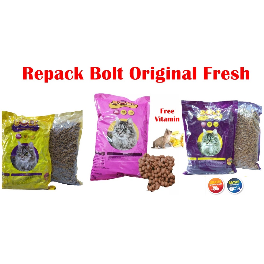 Jual Makanan Kucing Bolt Tuna 800GR Cat Food | Shopee Indonesia