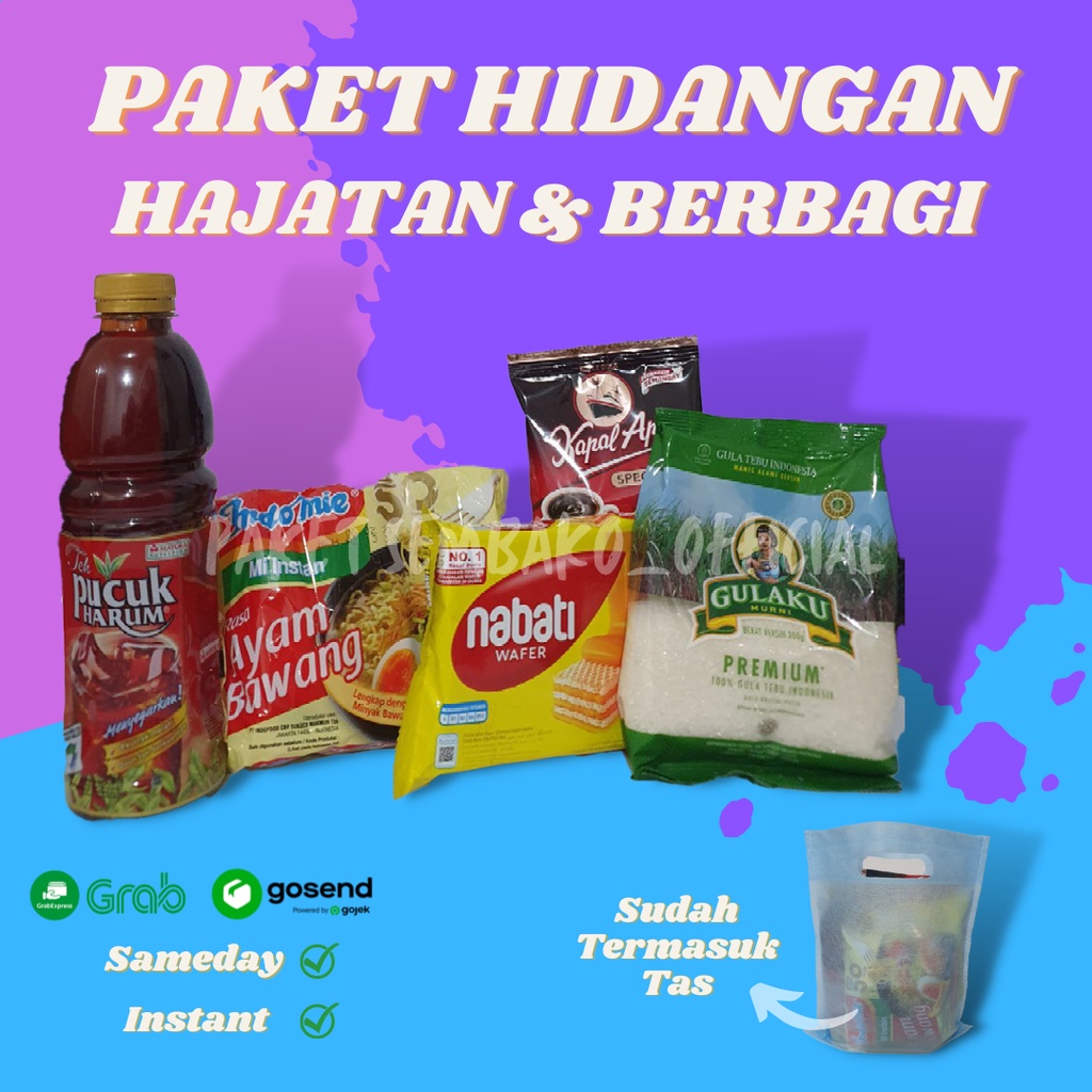 Jual Paket hidangan / paket idangan / paket hajatan / paket tahlilan ...