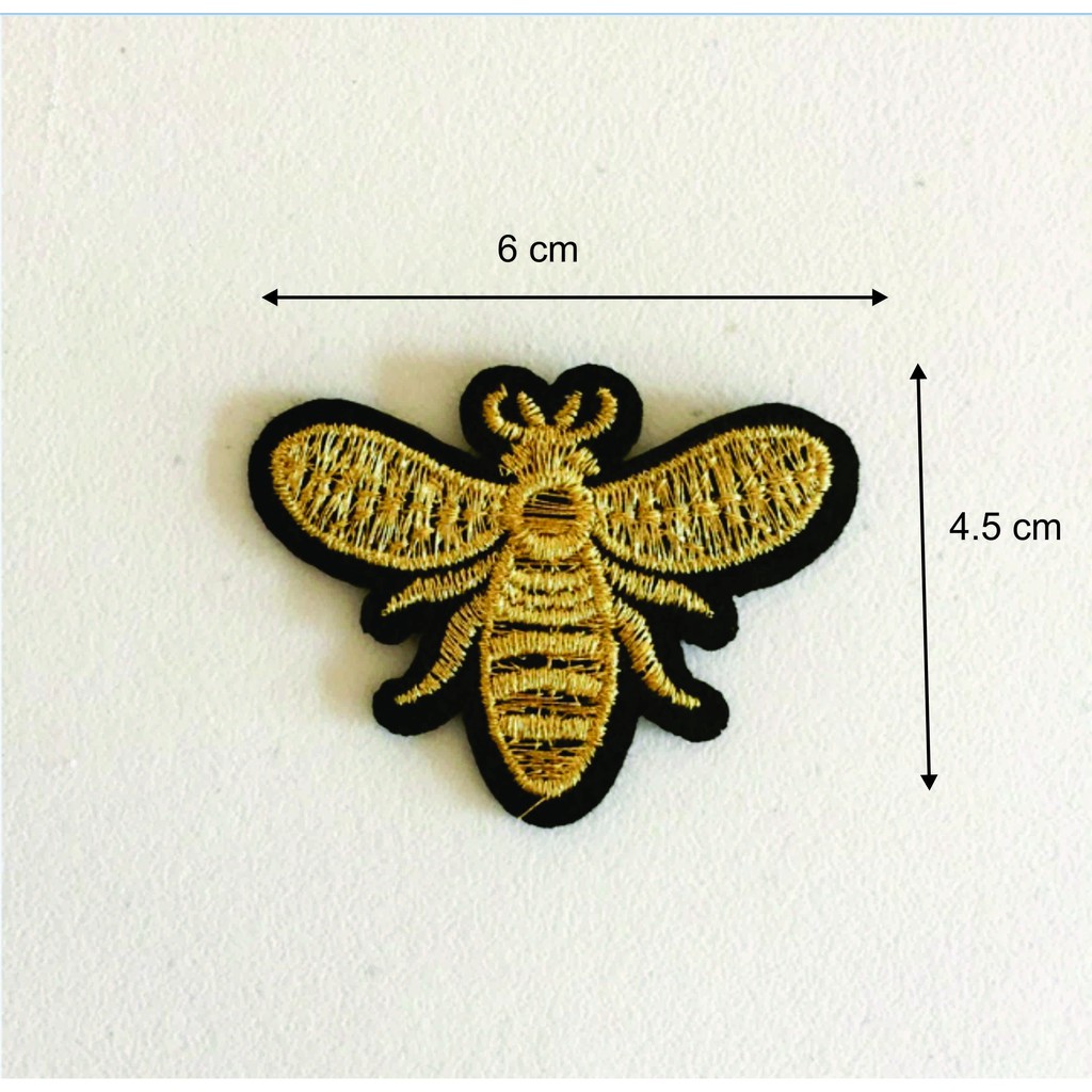 Jual Iron Patch GOLD BEE badge | Shopee Indonesia