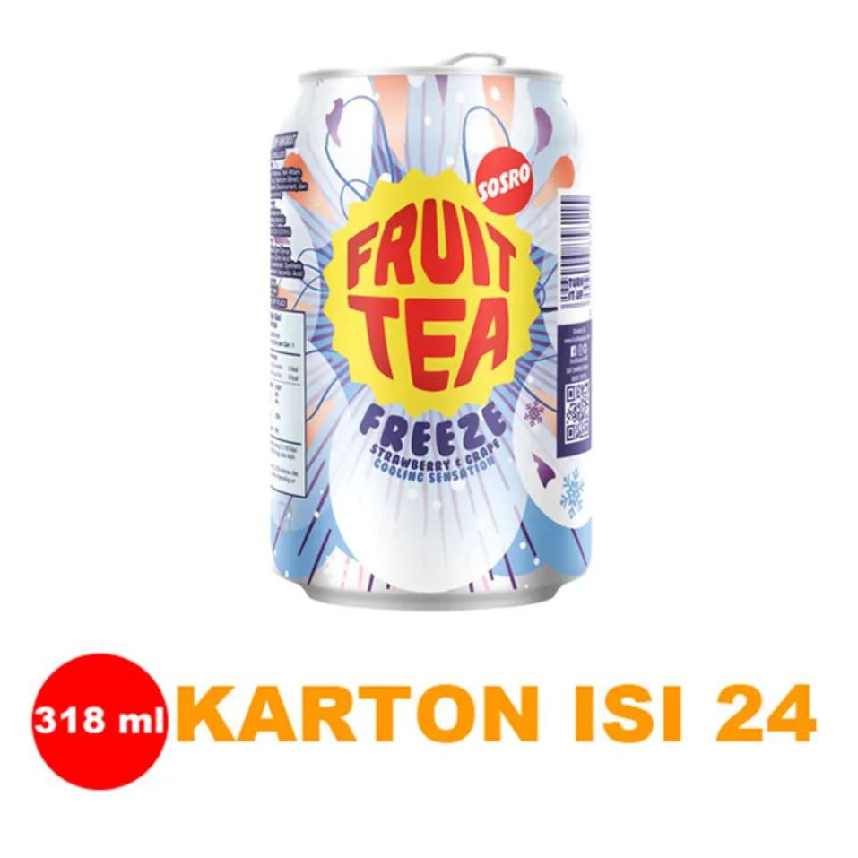 Jual FRUIT TEA KALENG KEMASAN CAN/KALENG HARGA MURAH 1 KARTON ISI 24 ...