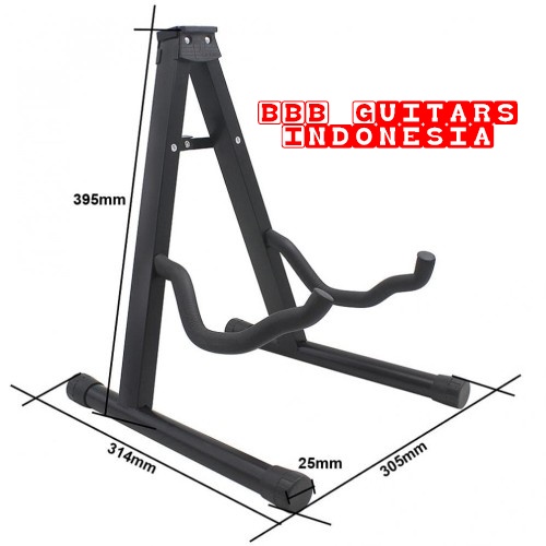 Jual Stand Gitar Segitiga Bahan Besi Kokoh Stand Gitar Stand Bass ...