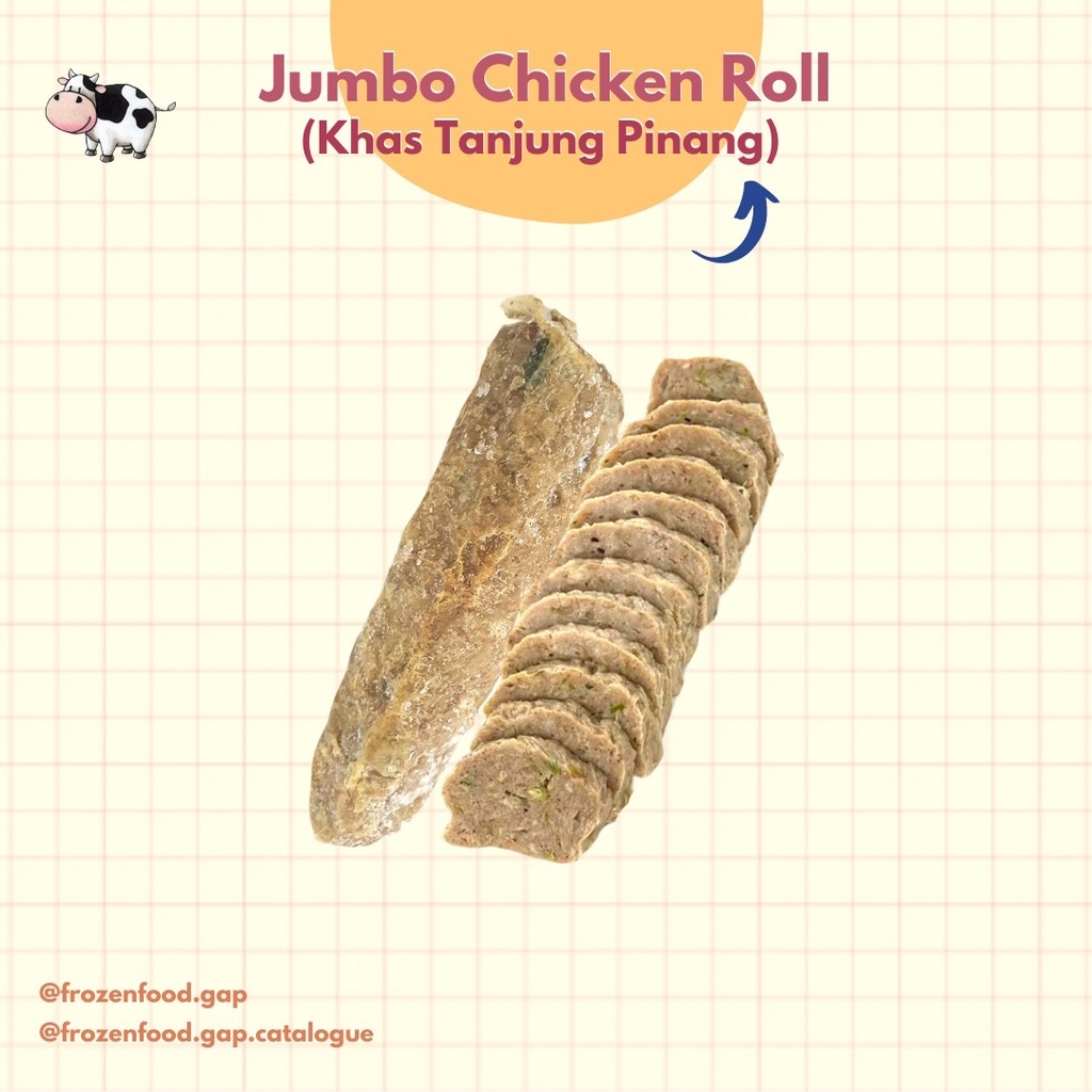Jual JUMBO CHICKEN ROLL KHAS TANJUNG PINANG | FROZENFOOD.GAP | Shopee ...