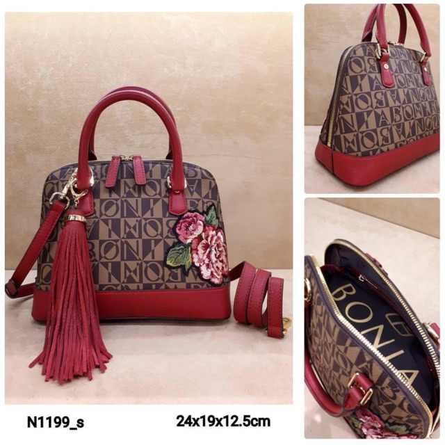 Jual NEW!! TAS BONIA ALMA ROSE ORIGINAL 100% | Shopee Indonesia