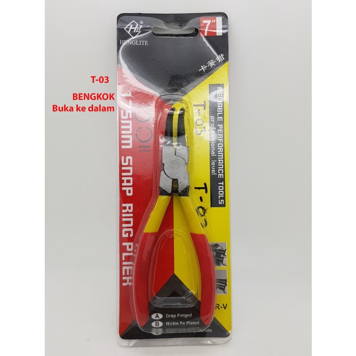 Jual HENGLITE T-03 Tang Snap Ring 7" ( BENGKOK BUKA KE DALAM ) | Shopee ...