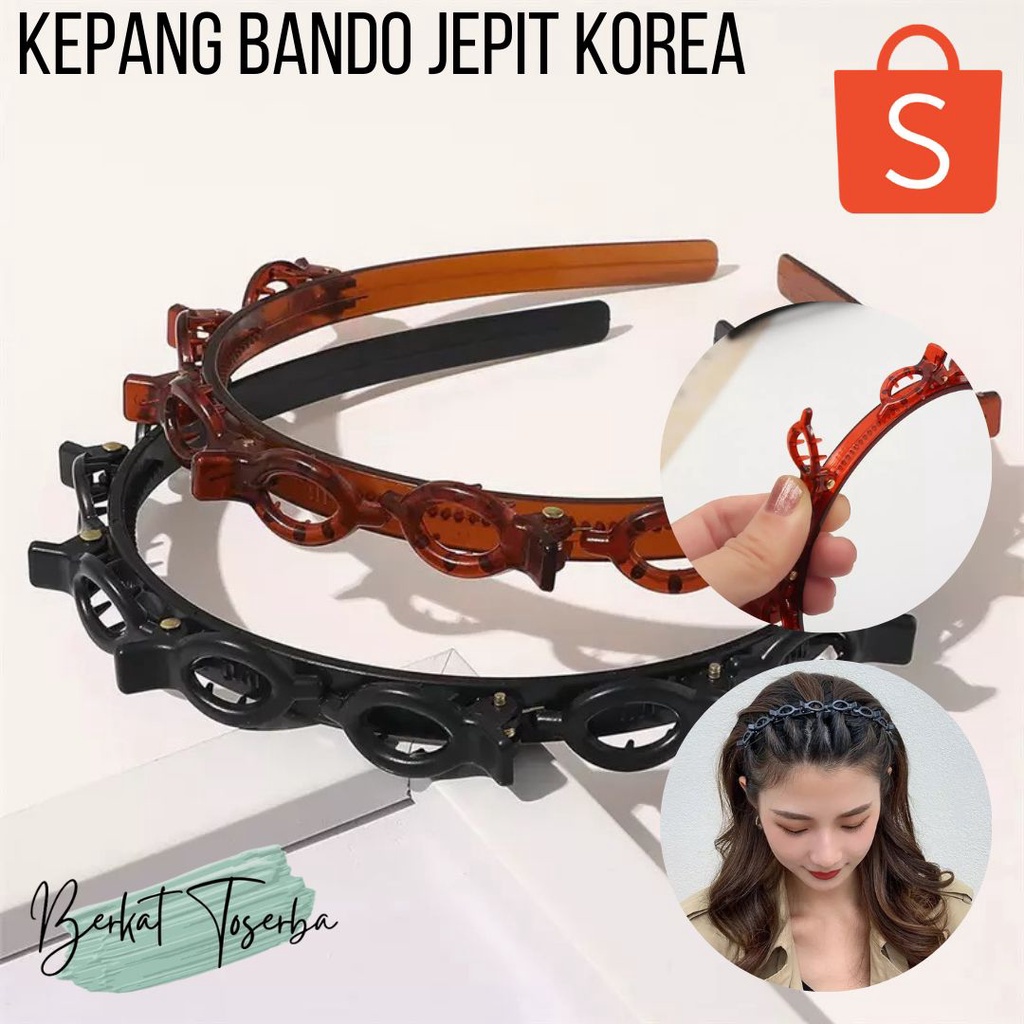 Jual KEPANG BANDO JEPIT KOREA IMPORT | Shopee Indonesia