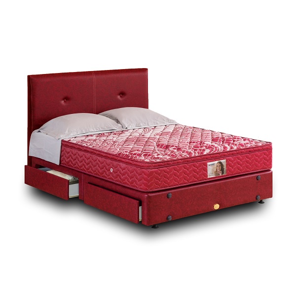 Jual Springbed Guhdo Standard Plush Top Drawer HS - Sienna - Bed Set Original JABODETABEK ONLY ...