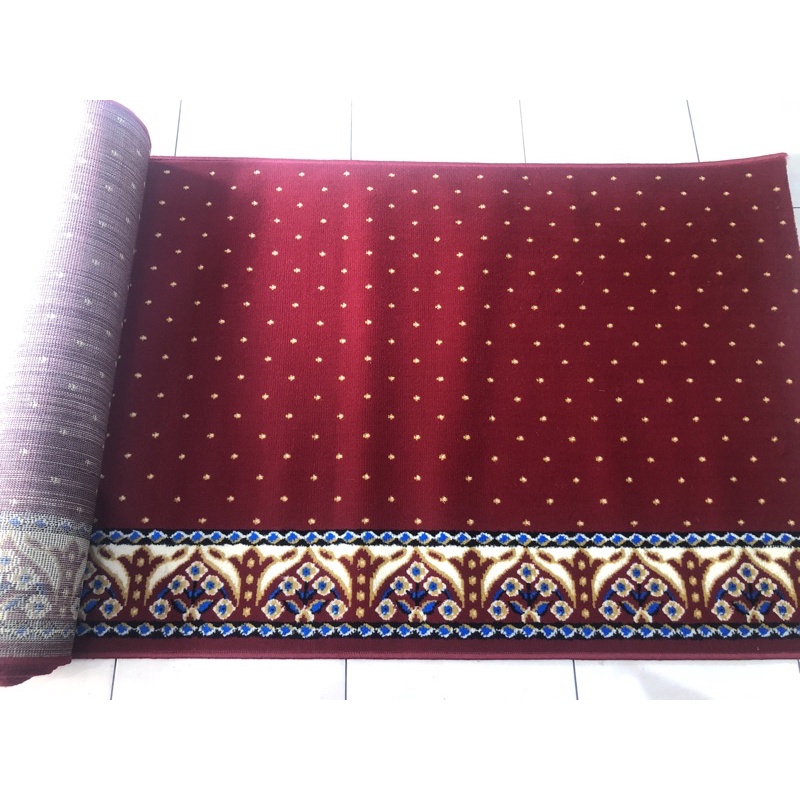 Jual Karpet Sajadah Medena / Medeena Polos Karpet Meteran ( Karpet Masjid Musholla Sekolah ...